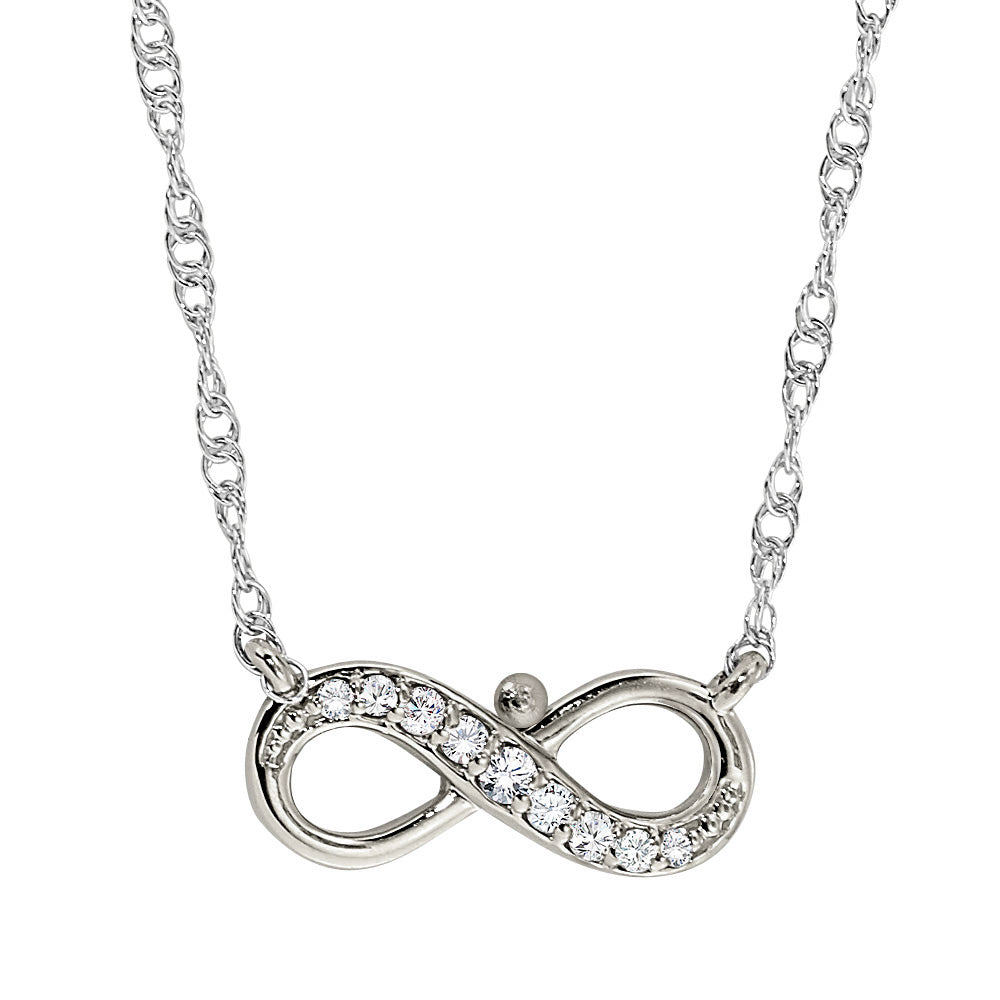 Diamond Infinity Symbol Necklace – Bella's Fine Jewelers